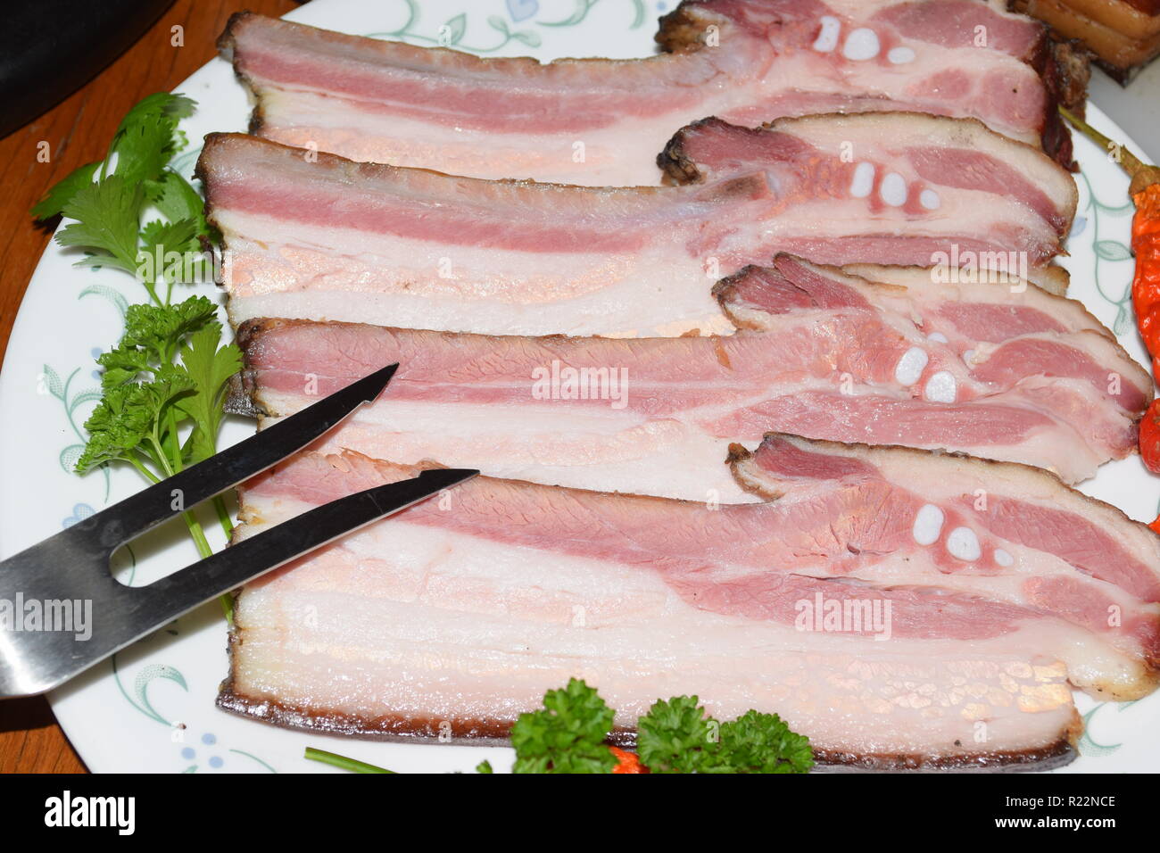 The whole of fame of "Smoked Bacon" German – Food, fully cured and ...