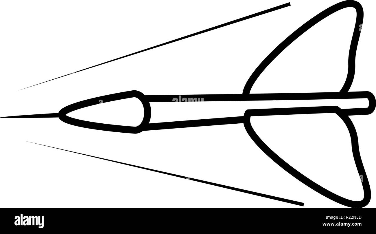 Flying dart Black and White Stock Photos & Images - Alamy