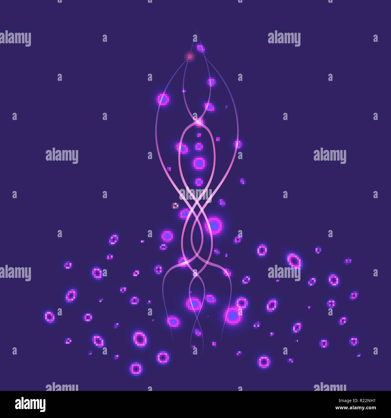 Vector purple , violet ,rose ,abstract background. Alien style ...