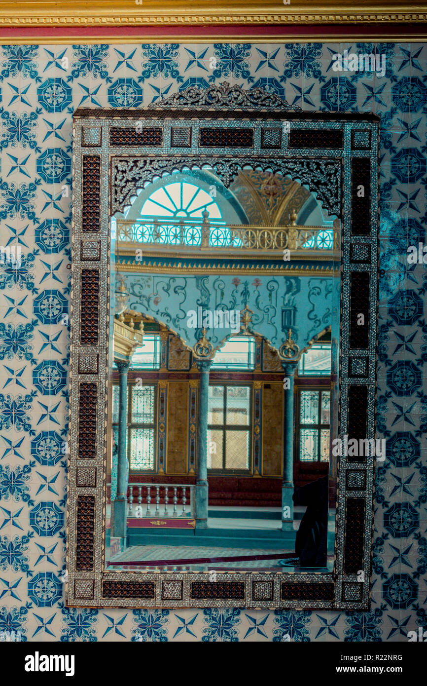 Old window Architecture from the Ottoman times In Istanbul Stock Photo ...