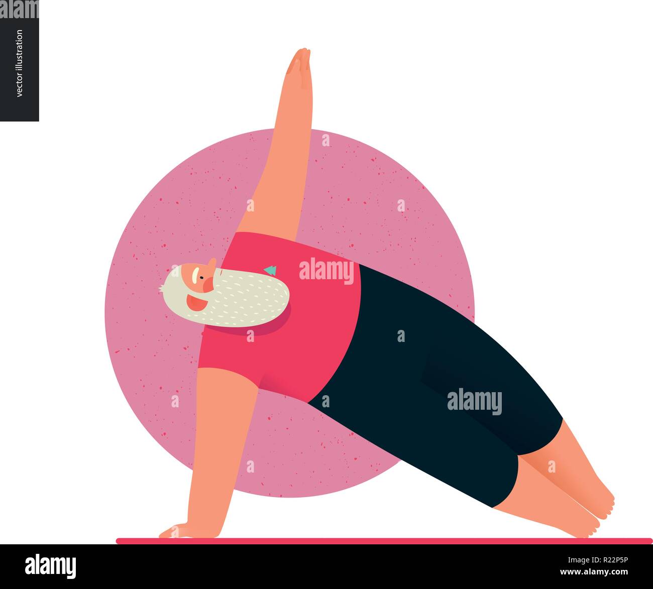 Side plank man exercise Stock Vector Images - Alamy