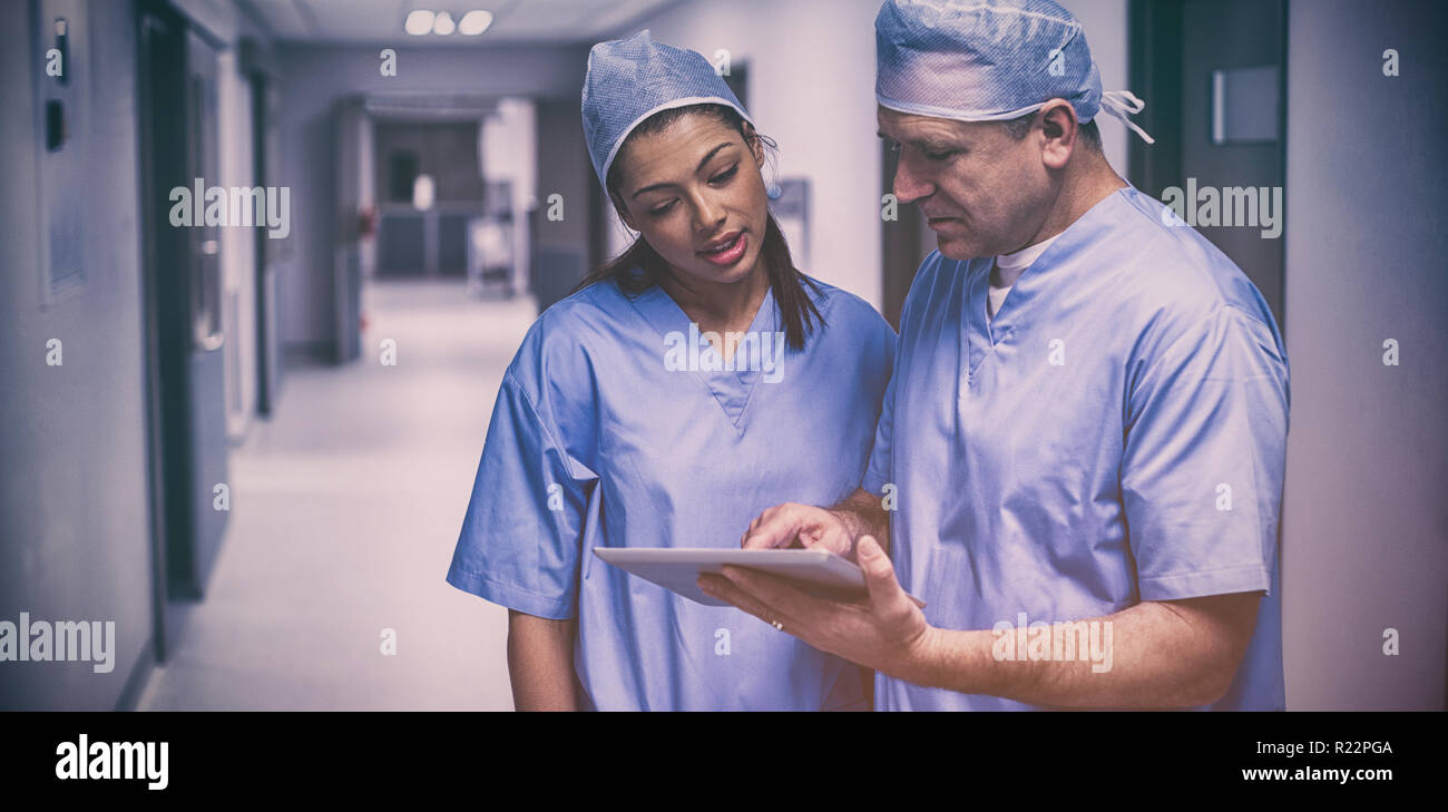 Beautiful doctor discussing colleague hi-res stock photography and ...