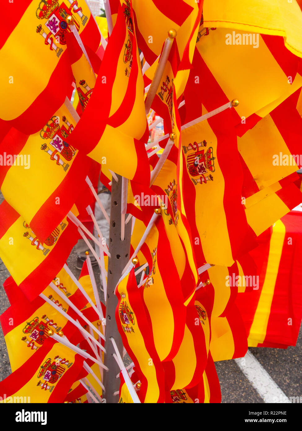 Small spanish flags hi-res stock photography and images - Alamy