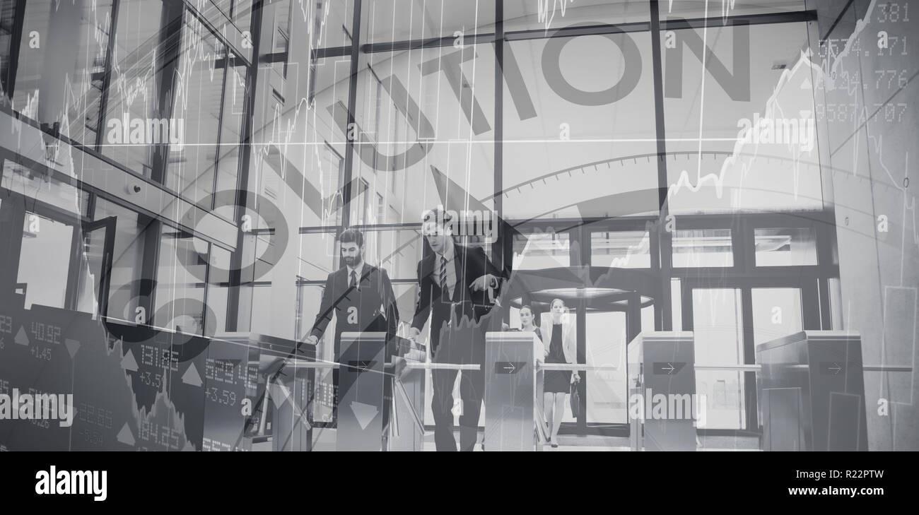 3d man holding solution text hi-res stock photography and images - Alamy