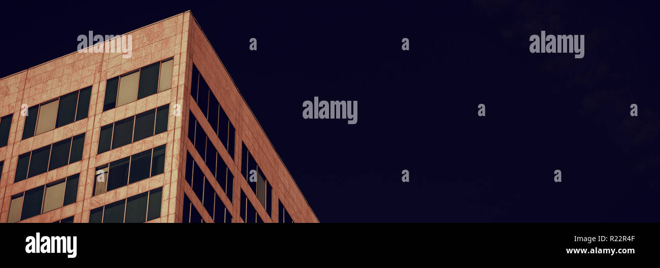 Low angle view of office building Stock Photo - Alamy