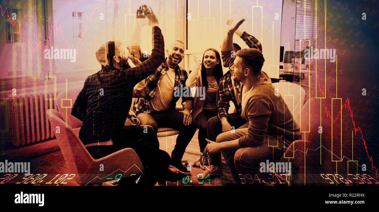 Composite image of stocks and shares Stock Photo - Alamy