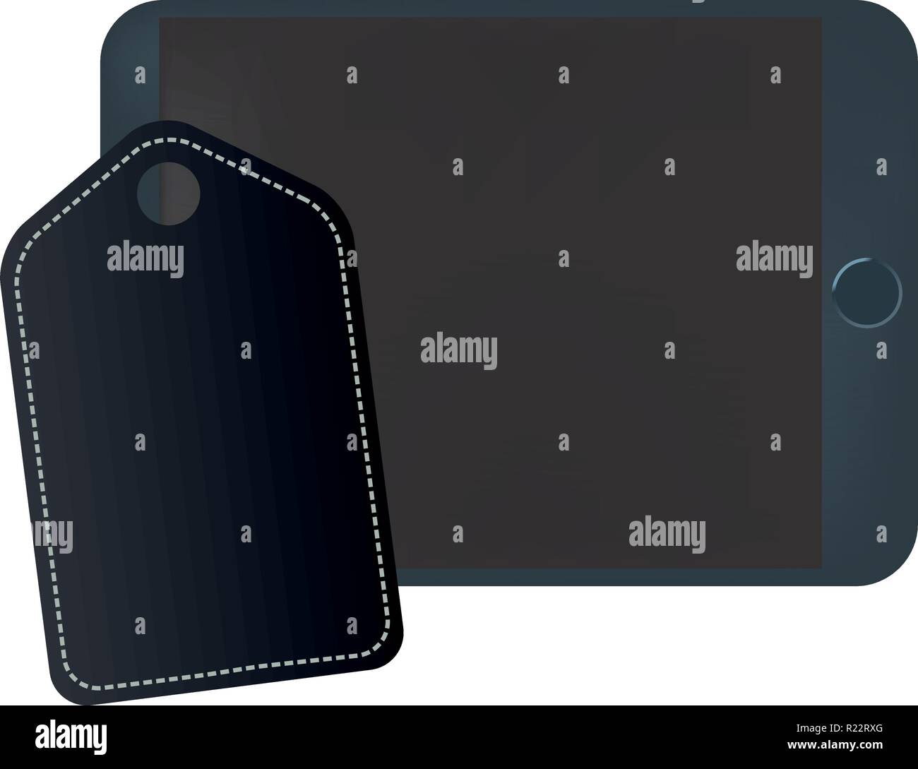 smartphone tag price market shopping vector illustration Stock Vector ...