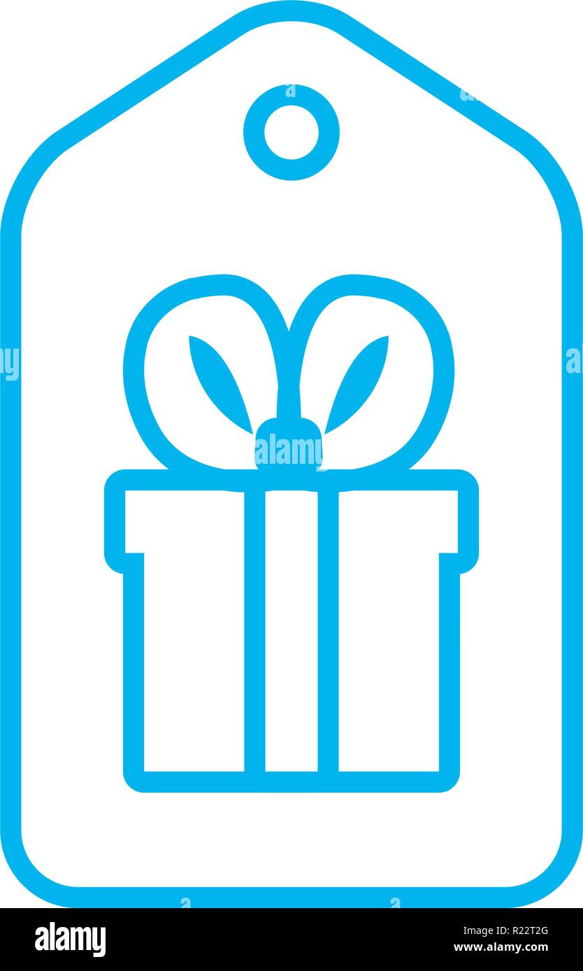 online shopping gift tag price vector illustration Stock Vector Image ...