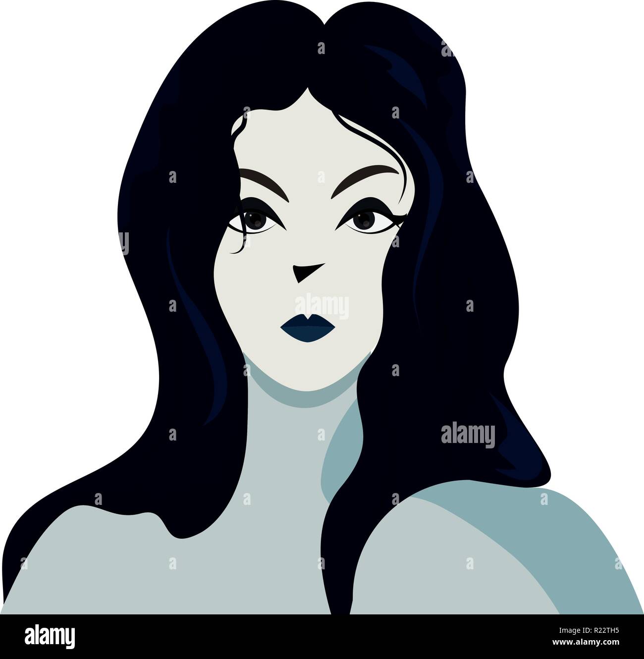 traditional catrina character day of the dead vector illustration Stock ...