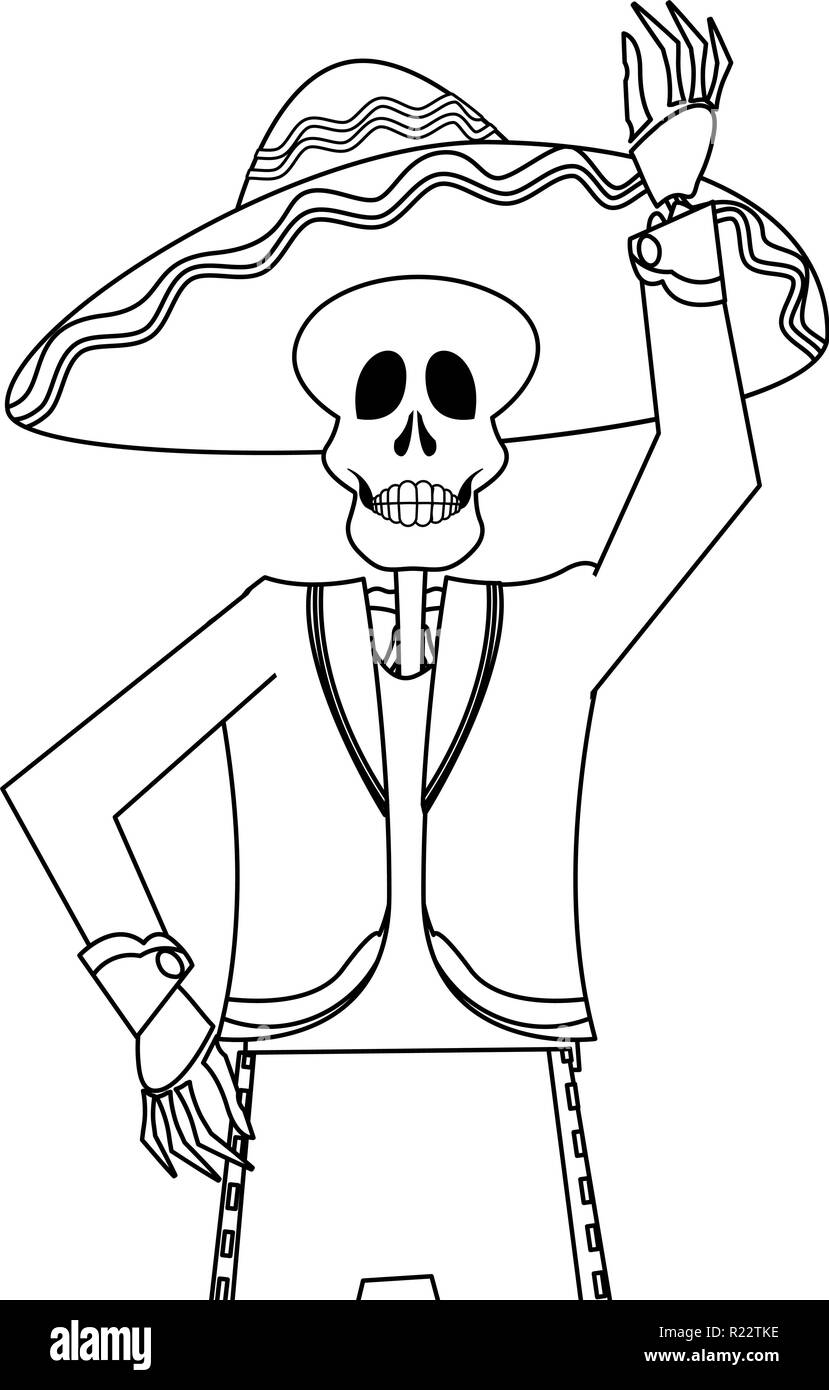 Esqueleto Dia De Los Muertos