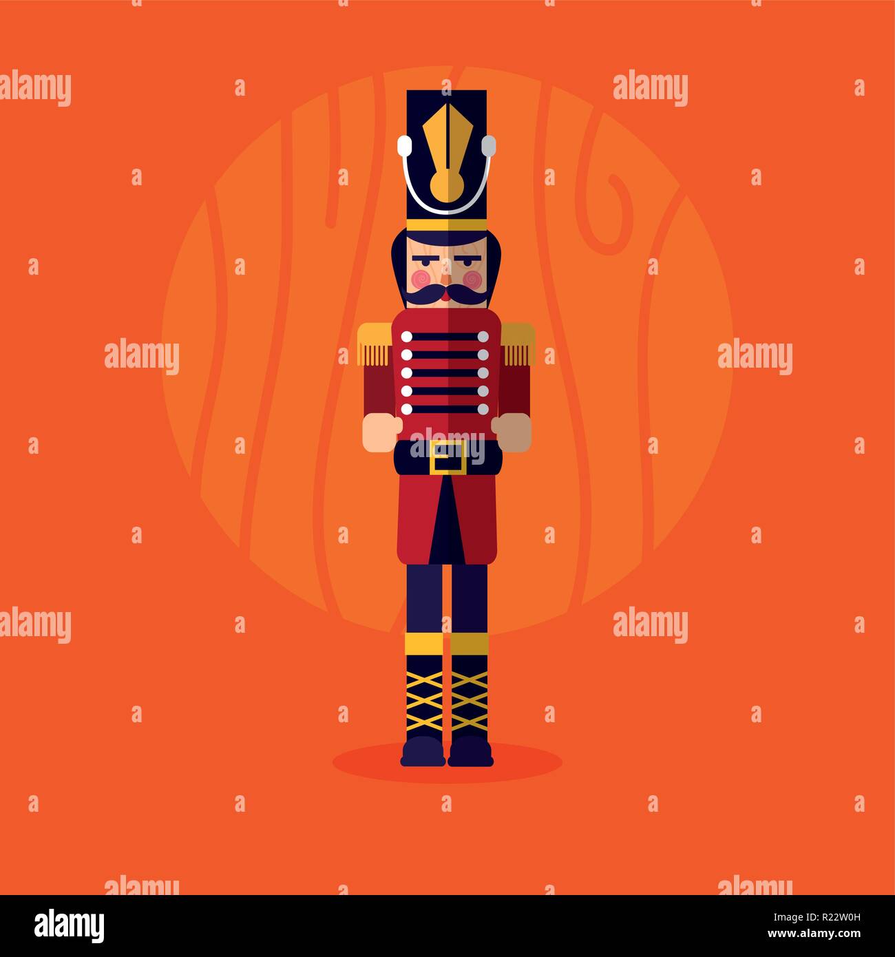 nutcracker soldier toy icon vector illustration design Stock Vector ...