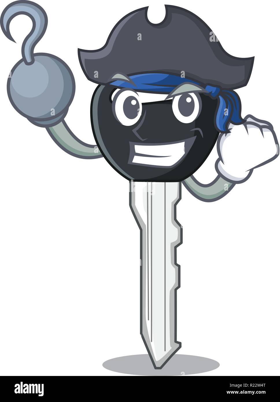 Pirate car keys cartoon isolatedon on shape Stock Vector Image & Art ...