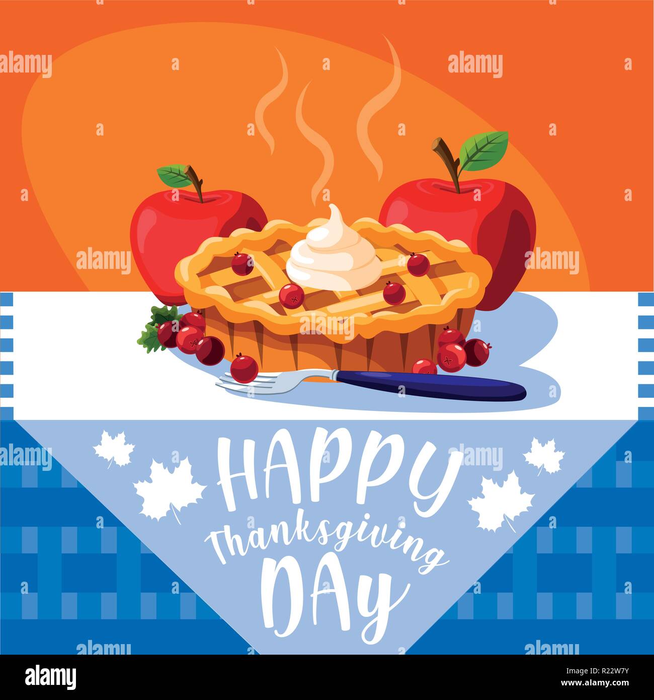 Fork in cake Stock Vector Images - Alamy