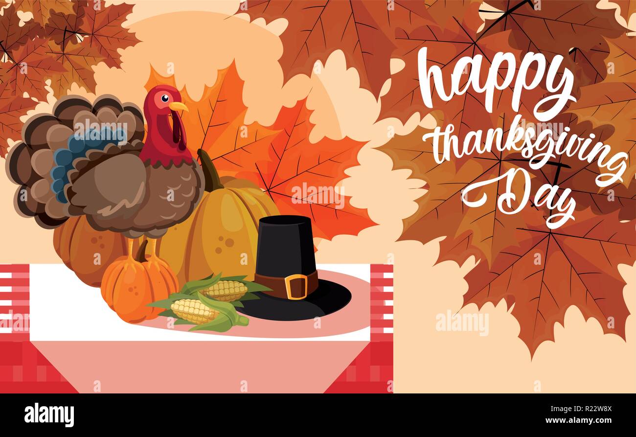 Turkey pumpkins hat pilgrim hi-res stock photography and images - Alamy