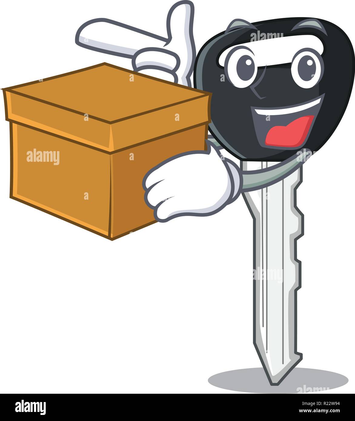 Start delivery box Stock Vector Images - Alamy