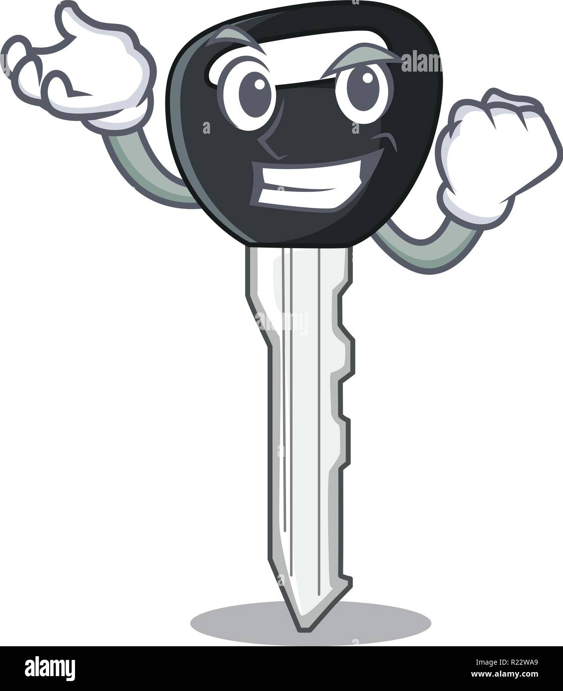 Successful car key with remote cartoon control Stock Vector Image & Art ...