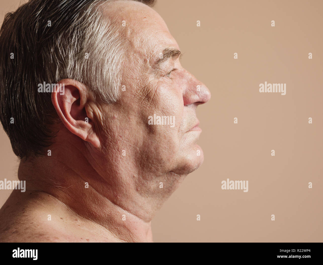 Side profile portrait middle aged male hi-res stock photography and ...