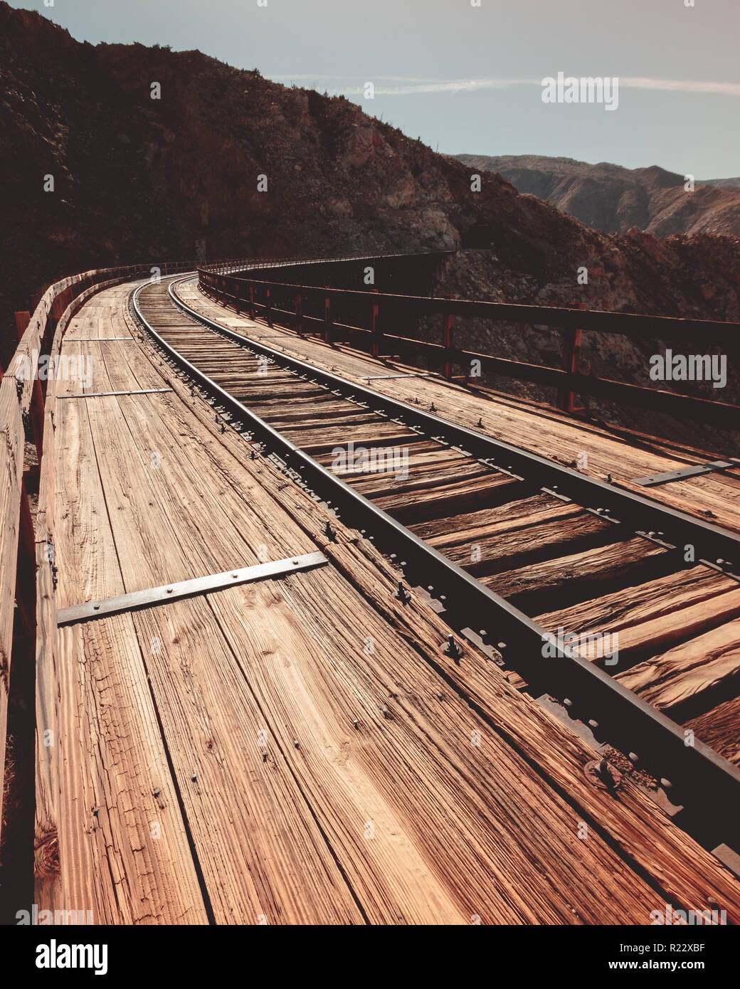 Goat Canyon Trestle old train bridge in San Diego, California, USA ...