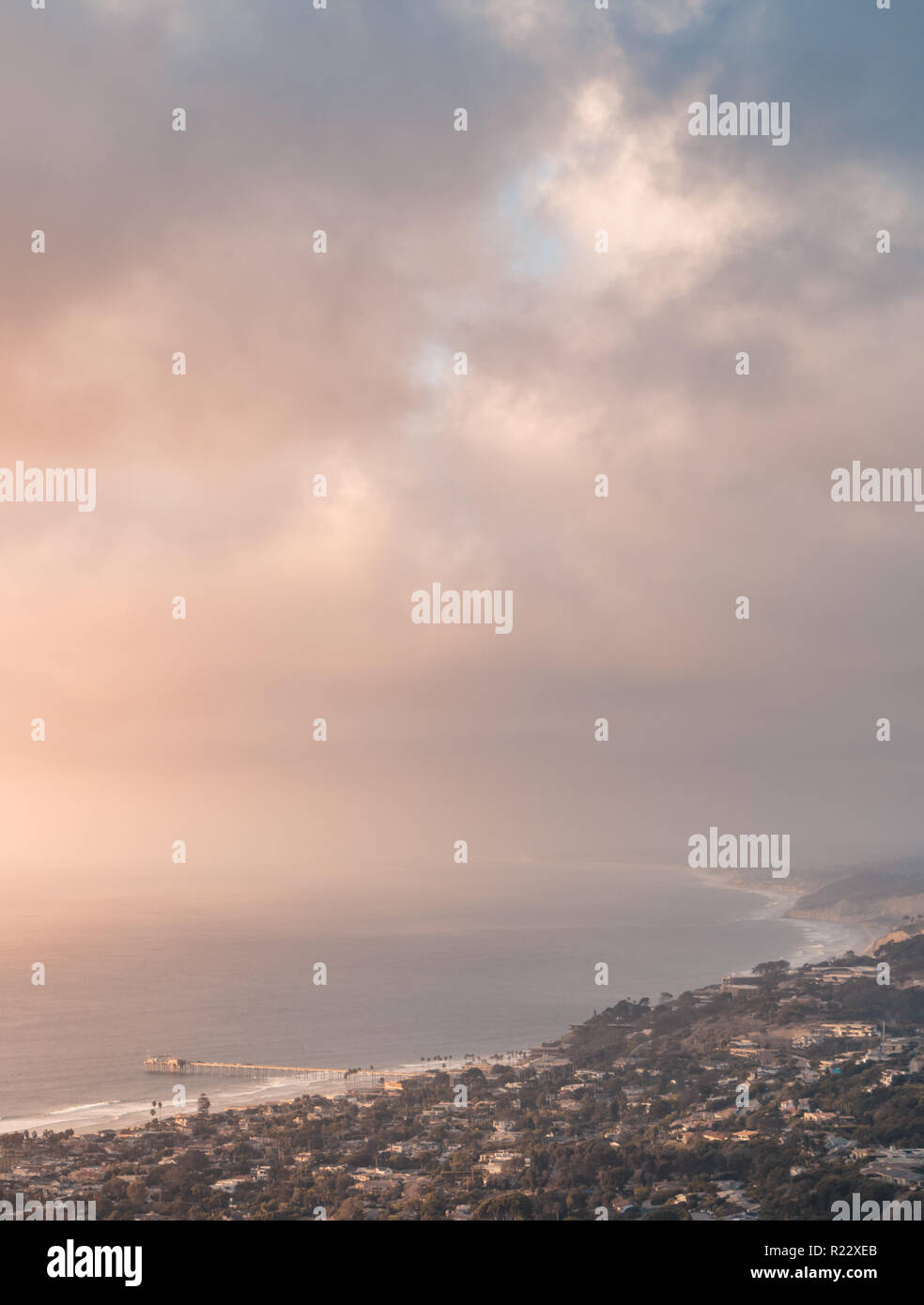 Vertical coastal view la hi-res stock photography and images - Alamy