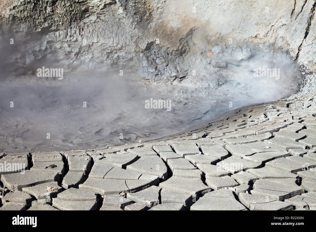 Boiling mud sulfur springs hi-res stock photography and images - Alamy