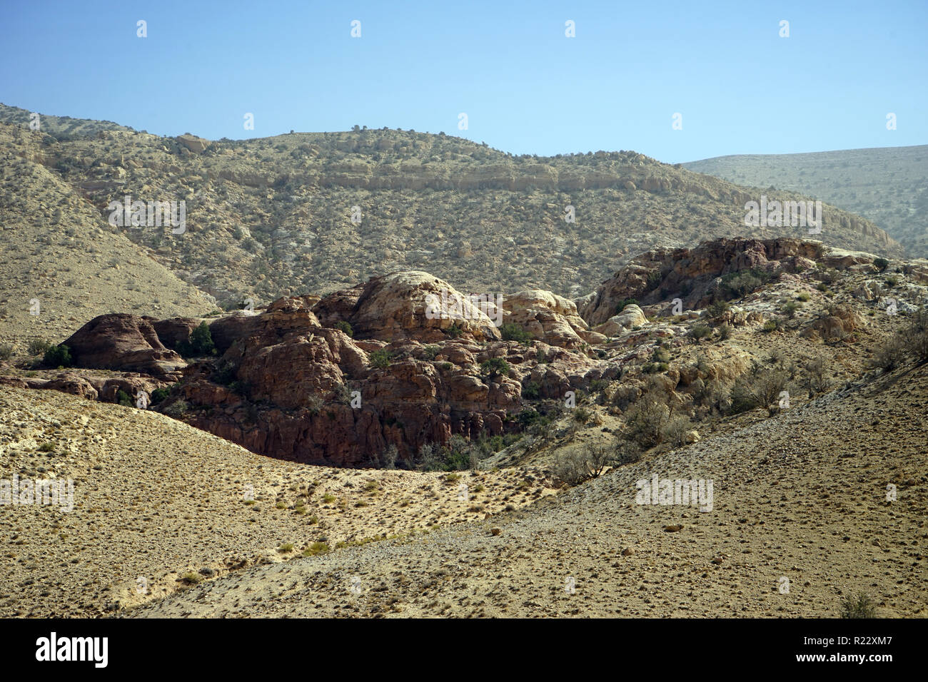 Mountain range in Jordan Stock Photo - Alamy