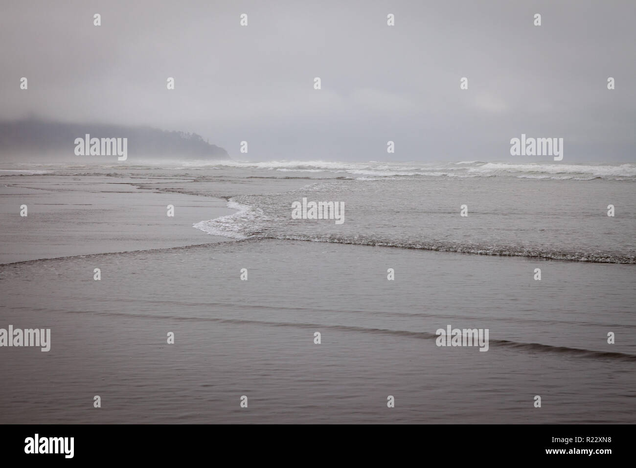 Rainy day at the beach hi-res stock photography and images - Alamy