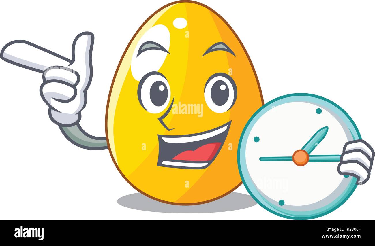 Cartoon golden clock hi-res stock photography and images - Alamy