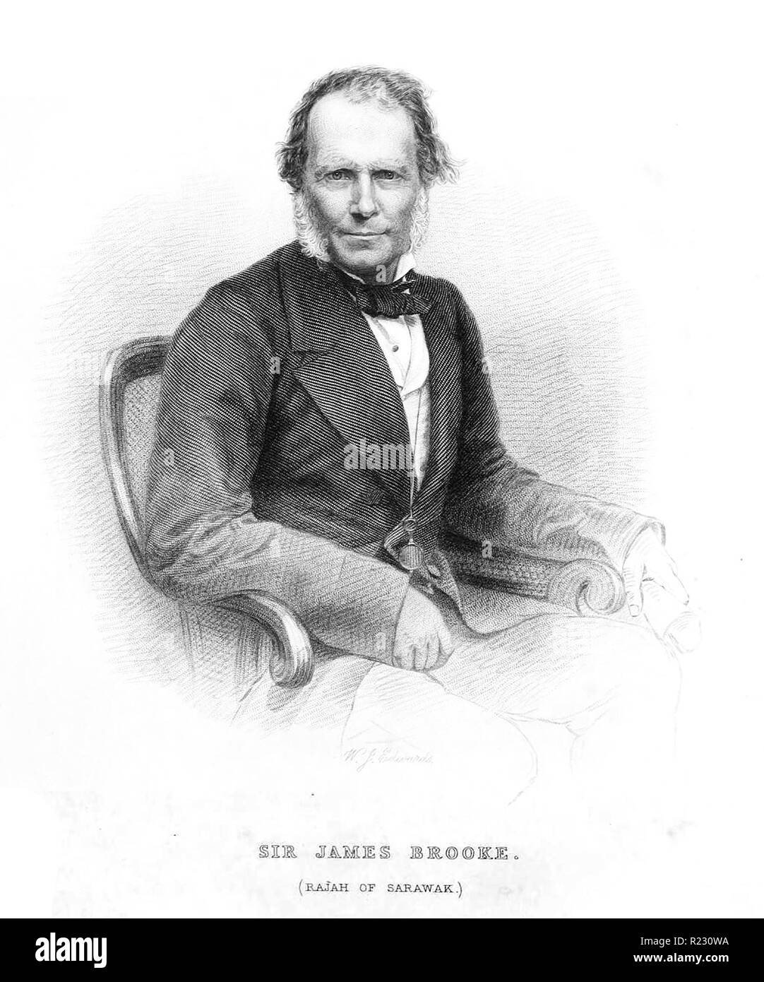 JAMES BROOKE (1803-1868) British soldier and White Rajah of Sarawak ...