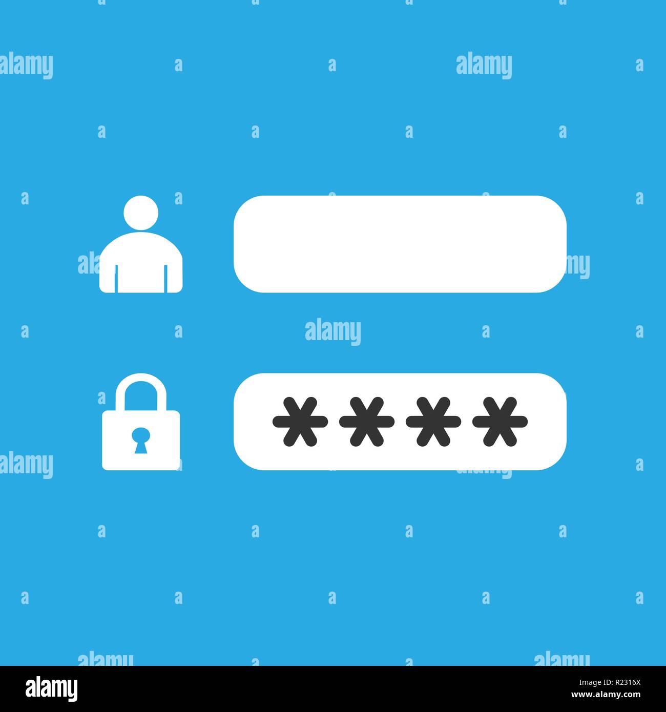 Lock, login password security icon Vector Stock Vector Image & Art - Alamy