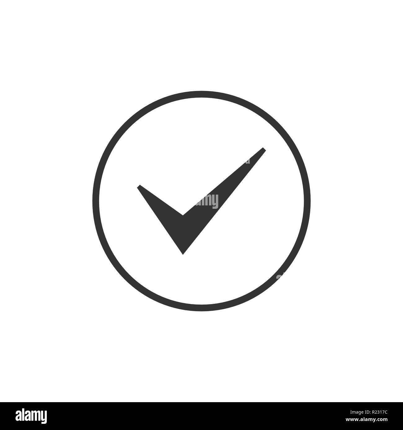 Tick icon vector hi-res stock photography and images - Alamy