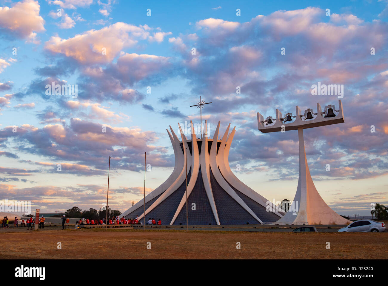 Cathedral of Brasilia at sunset Stock Photo - Alamy