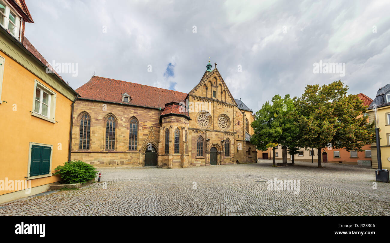 SCHWEINFURT, GERMANY - CIRCA AUGUST, 2018: The St. Johannis-Kirche of ...