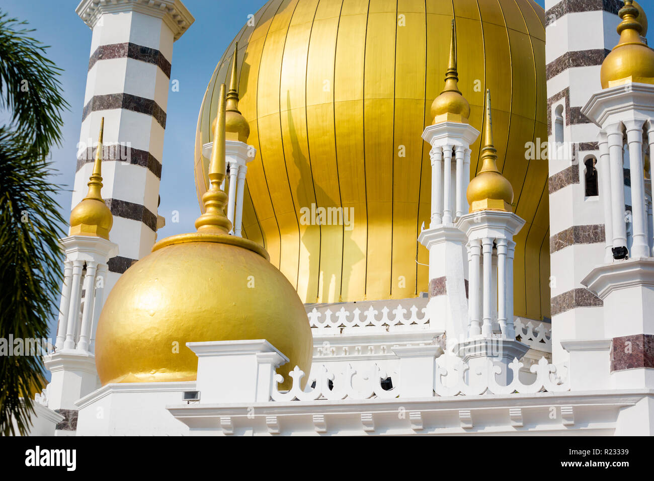 Beautiful architecture of Ubudiah mosque in Kuala Kangsar city in ...