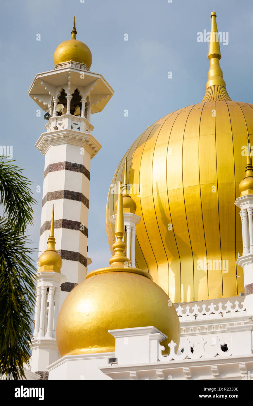 Beautiful architecture of Ubudiah mosque in Kuala Kangsar city in ...
