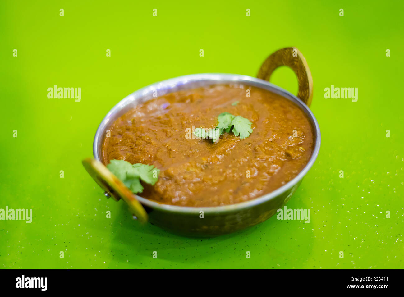 Spicy mutton curry in Singapore served on Little India. South east Asia ...