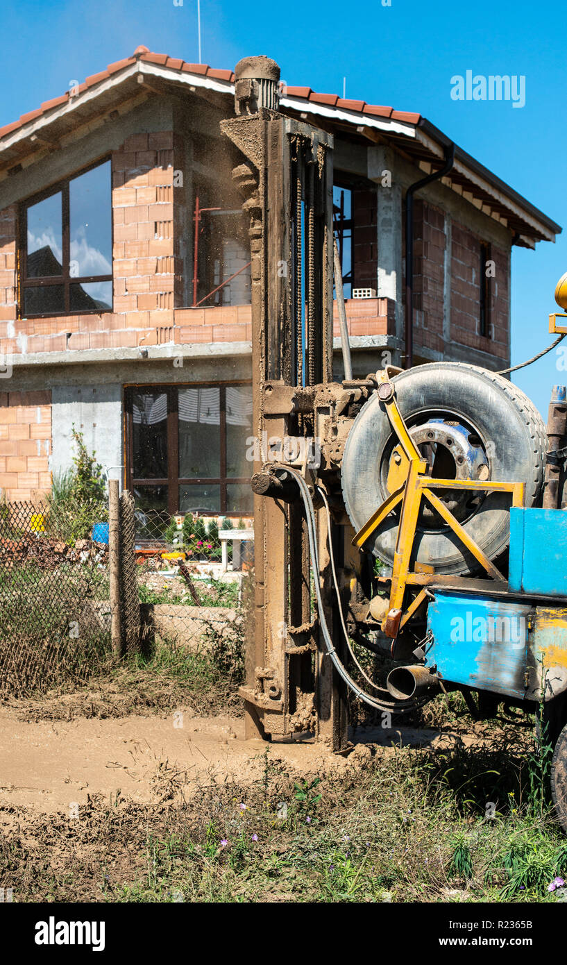 Geothermal probe hi-res stock photography and images - Alamy