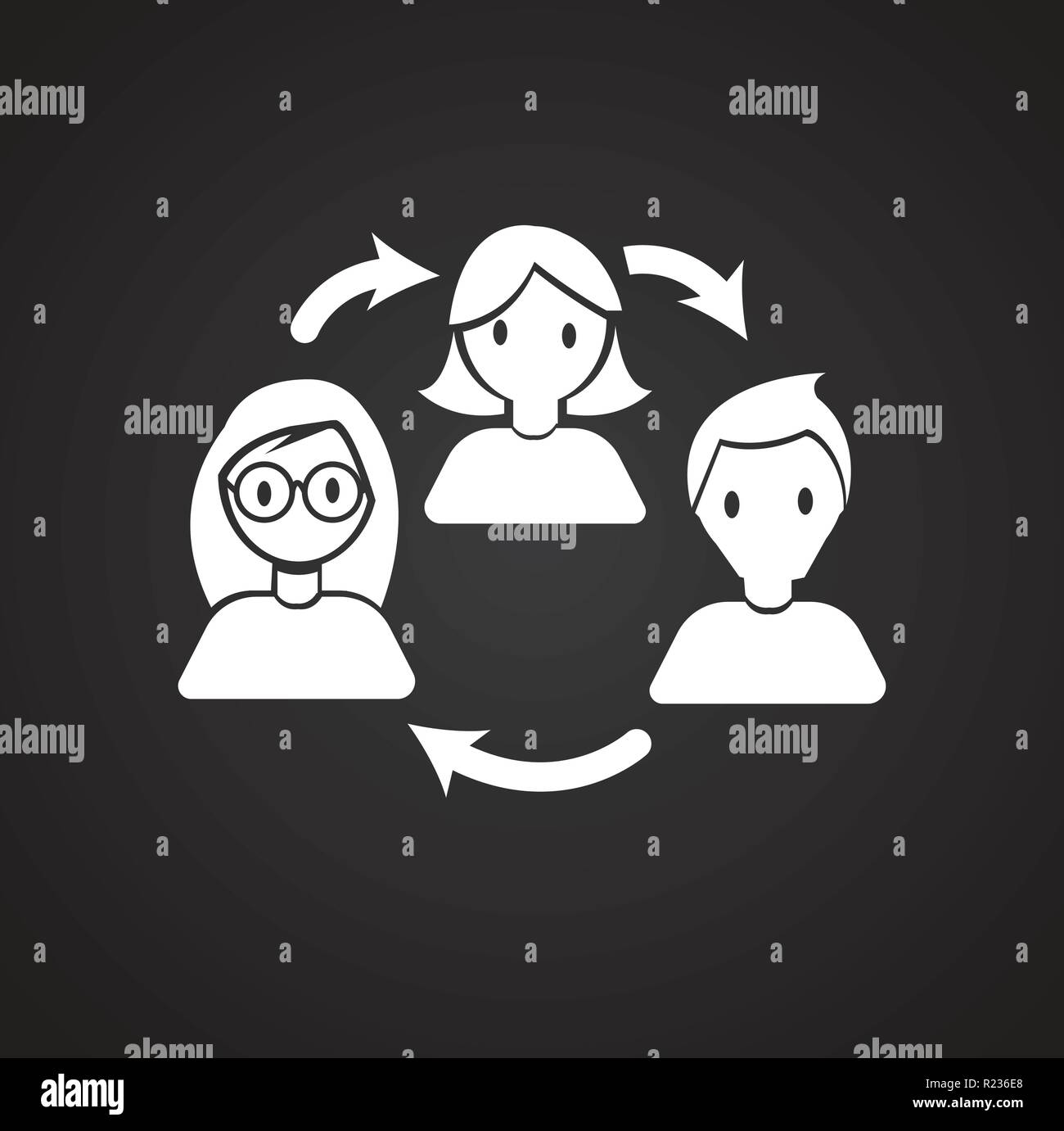 Professional relationships Stock Vector Images - Alamy