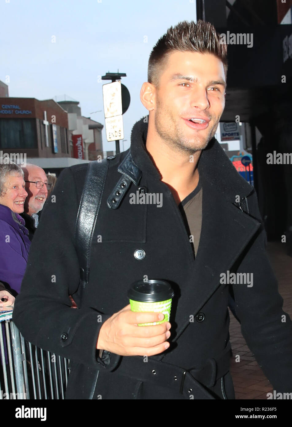 Strictly Come Dancing star Aljaz Skorjanec arrives at Blackpool Tower ...