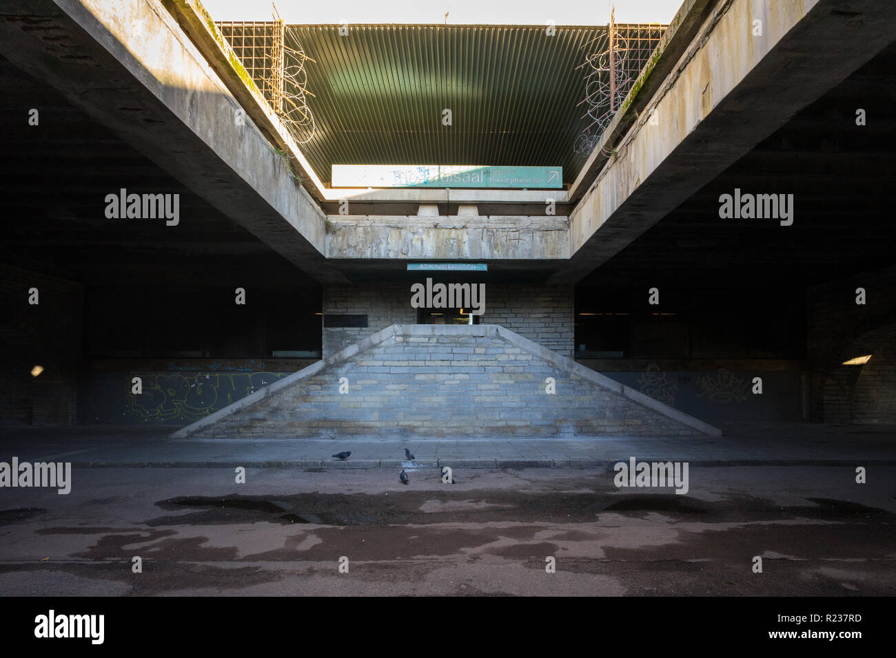 Entrance to Linnahall, V. I. Lenin Palace of Culture and Sport (Дворец ...