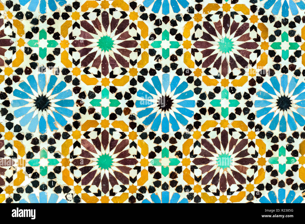 Typical ceramic pattern, Marrakech, Morocco North Africa, Africa Stock ...