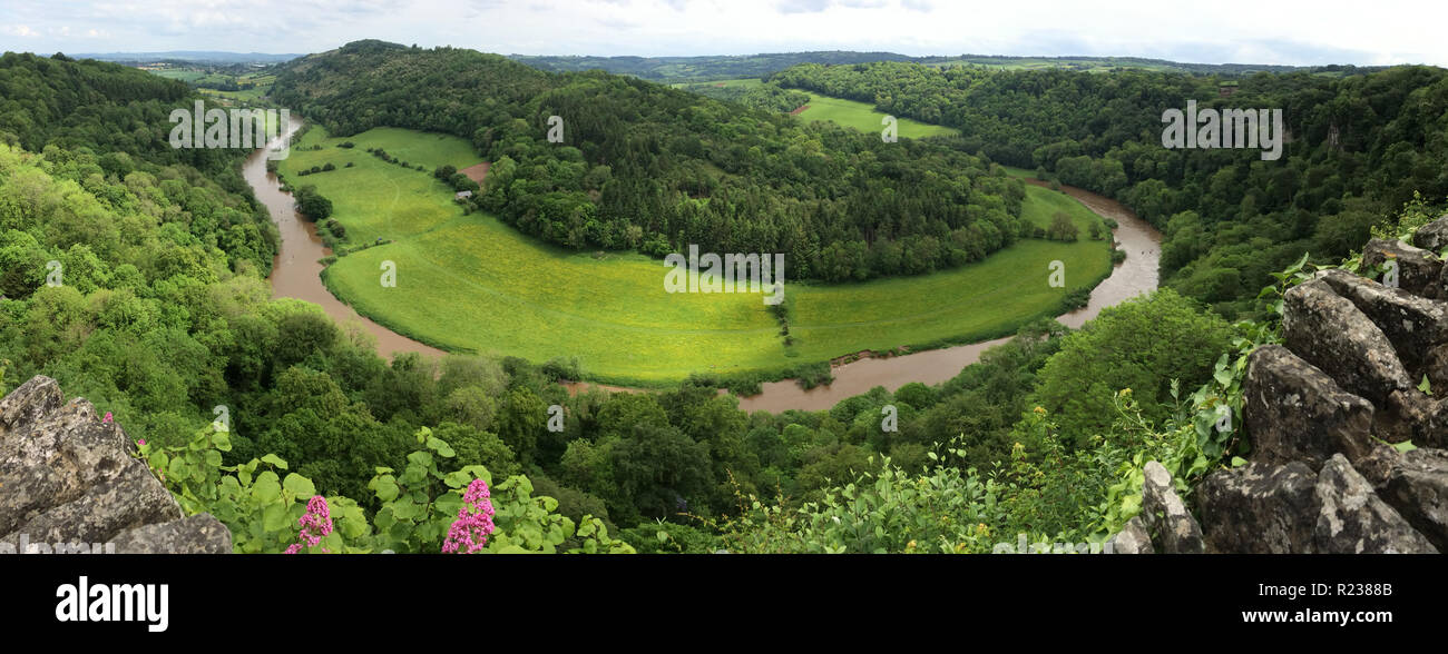 River wye bend hi-res stock photography and images - Alamy