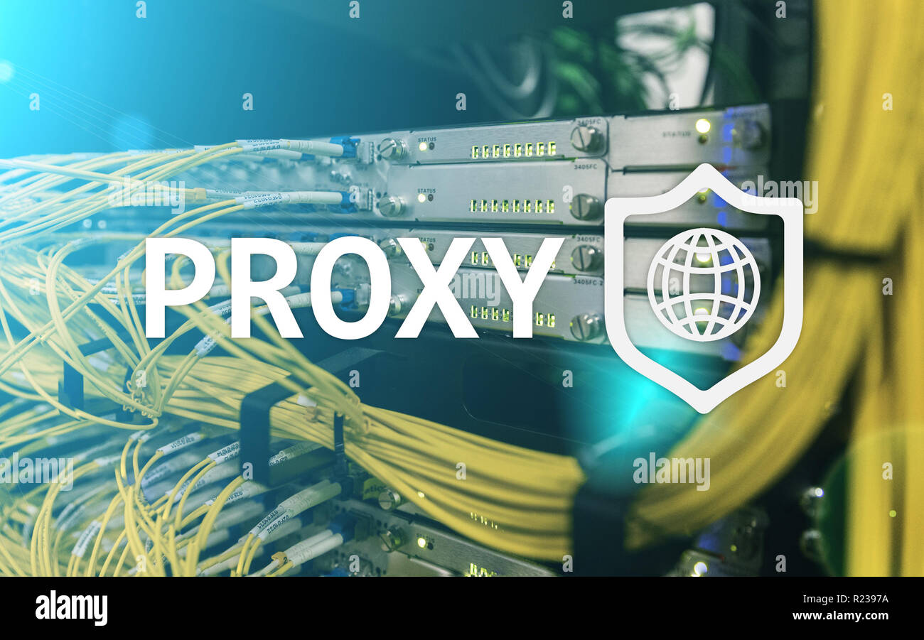 PROXY server, VPN, Virtual Private network technology. Cyber security ...
