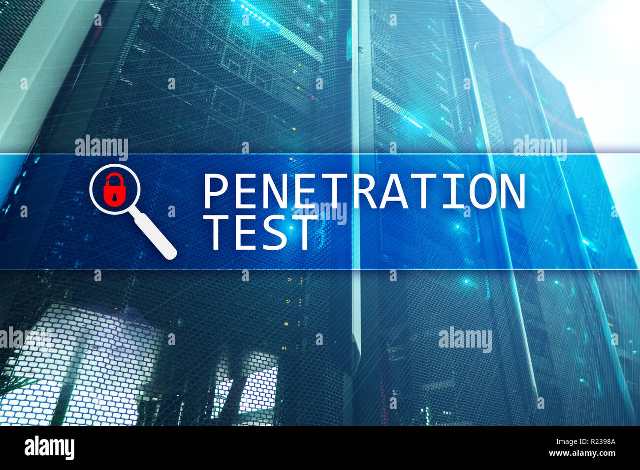 Penetration test. Cybersecurity and data protection. Hacker attack ...