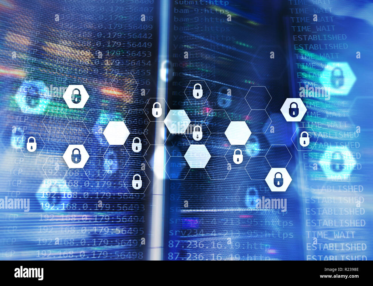 Cyber security, data protection, information privacy. Internet and ...