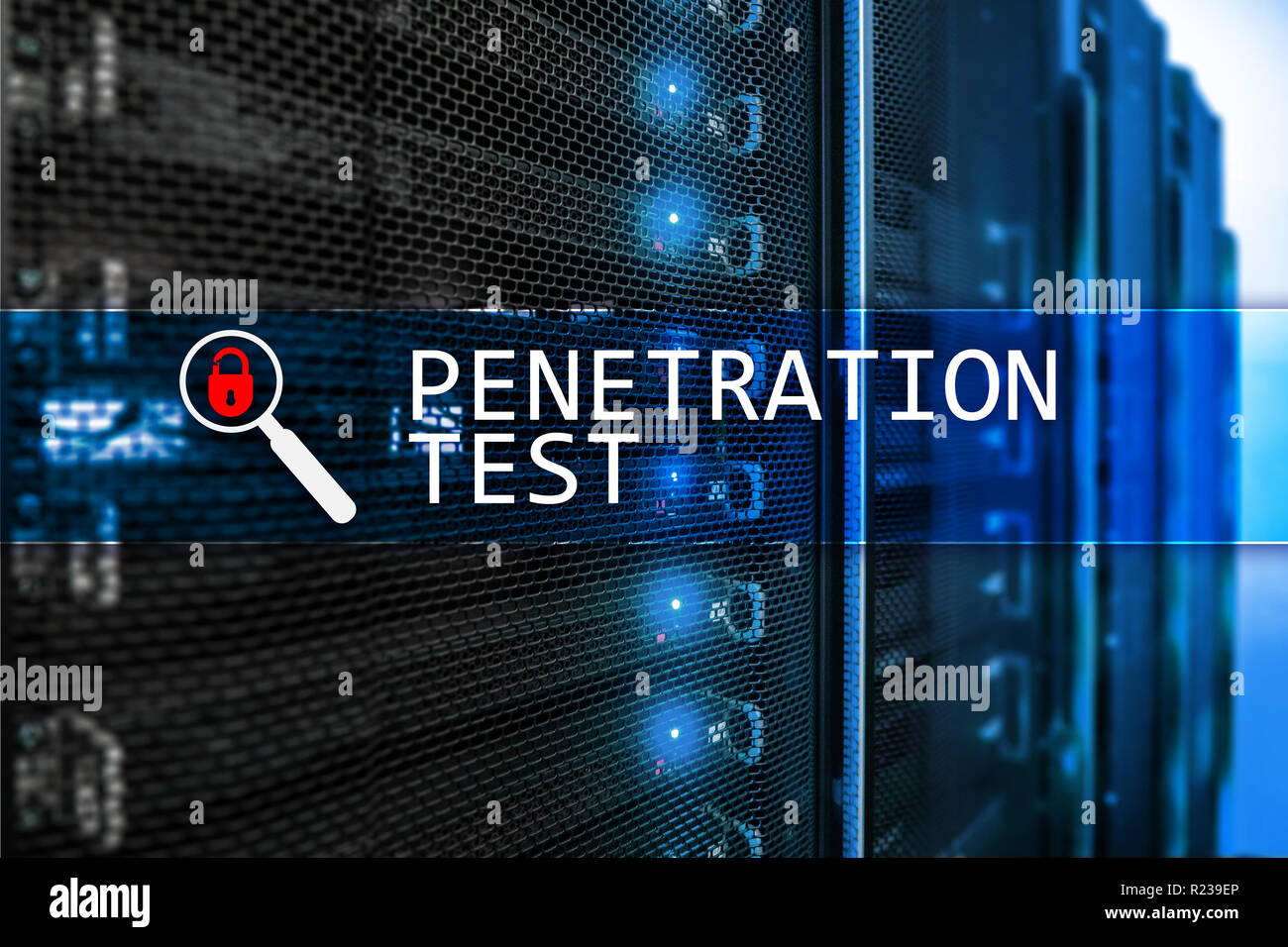 Penetration test. Cybersecurity and data protection. Hacker attack ...