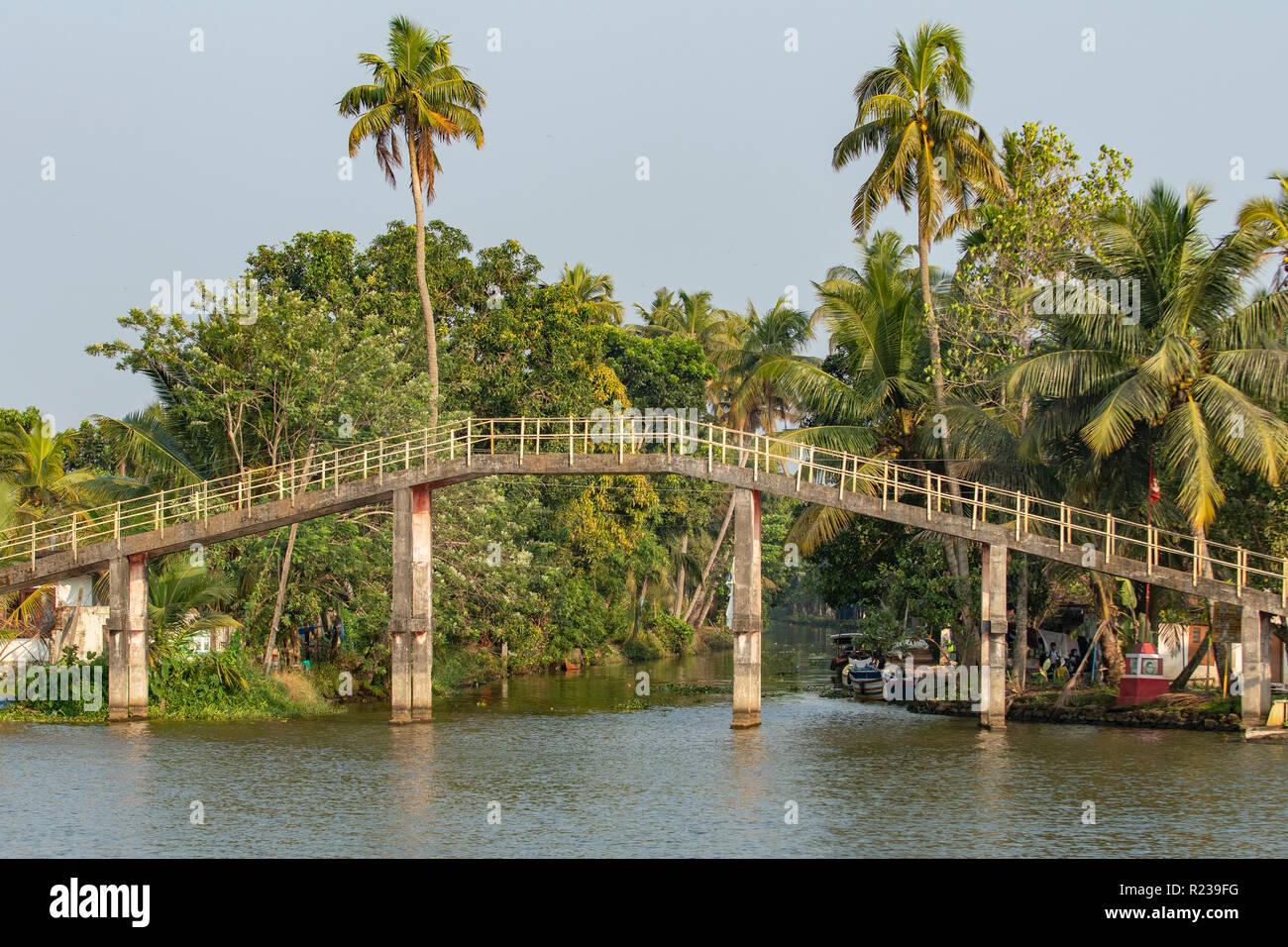 Kerala india bridge landscape hi-res stock photography and images - Alamy