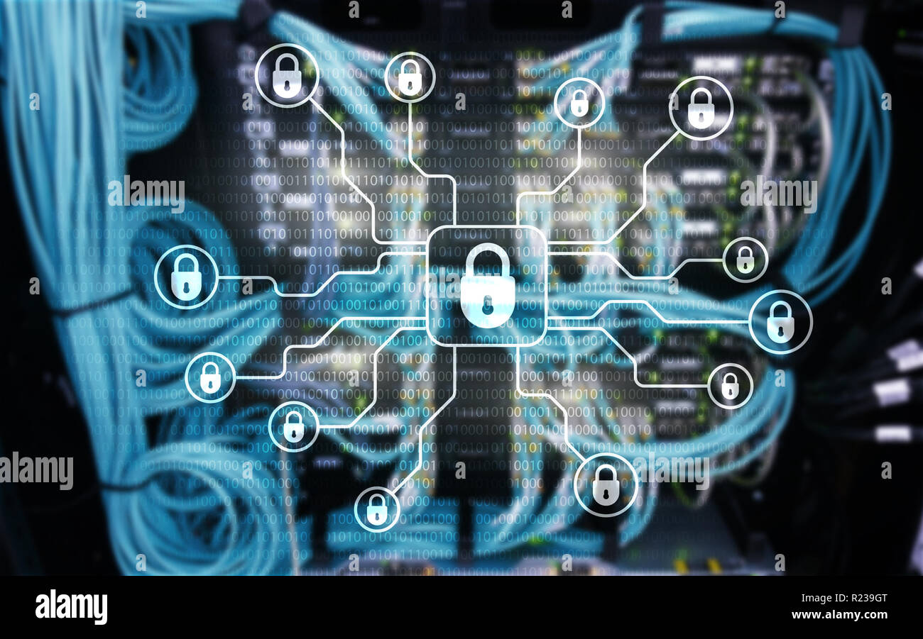 Cyber security, data protection, information privacy. Internet and ...