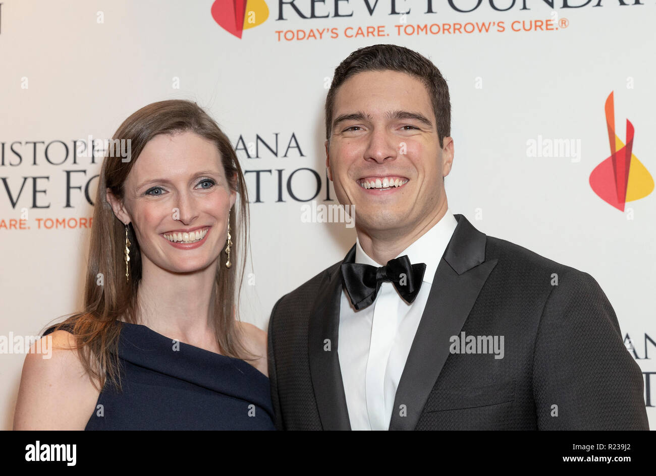New York, United States. 15th Nov, 2018. Alexandra Reeve and Will Reeve ...