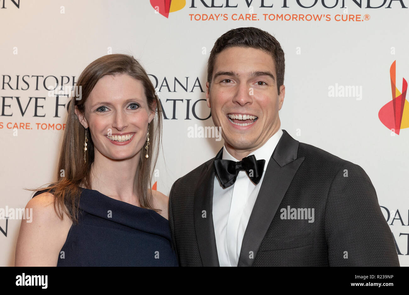 New York, United States. 15th Nov, 2018. Alexandra Reeve and Will Reeve ...