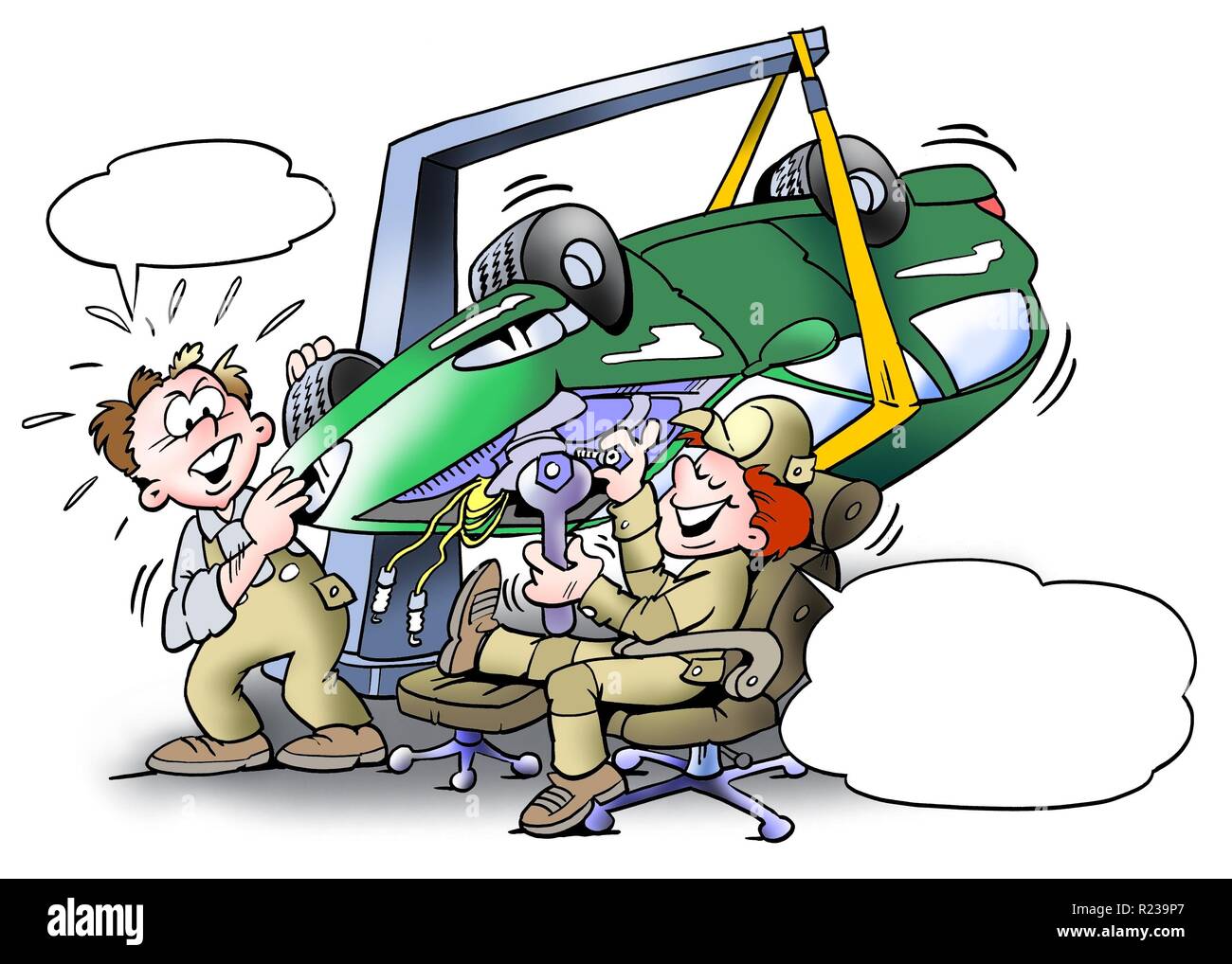 Gas engine mechanics and auto repair hi-res stock photography and ...